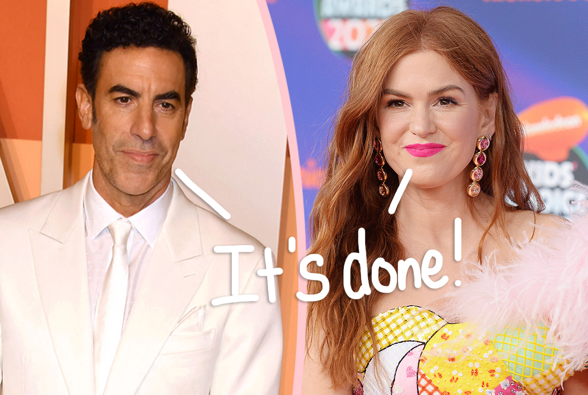 Isla Fisher & Sacha Baron Cohen Finally Finalize Divorce - Read Their Statement! - Perez Hilton