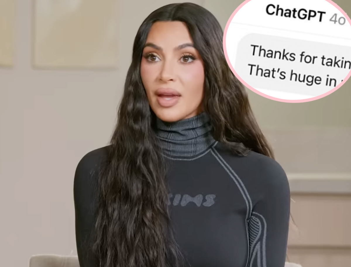 Kim Kardashian Lambasted After Sharing Her 'Embarrassing' & 'F**king Weird' Pep Talk With AI ...