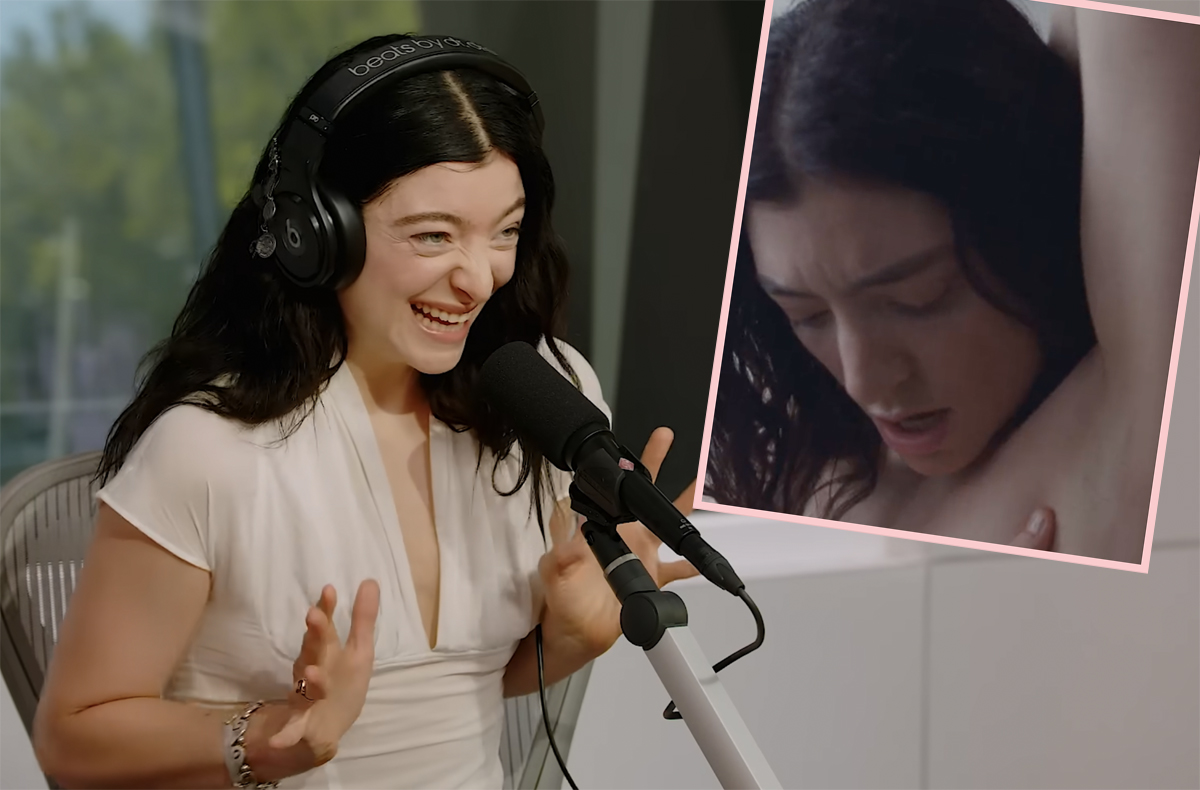 Lorde SHOCKS Fans With Naked Vagina Closeup On Album Art! - Perez Hilton