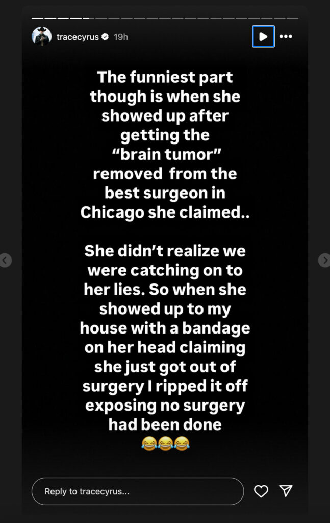 Trace Cyrus Makes SHOCKING Brenda Song Accusations - Says Ex Lied About ...