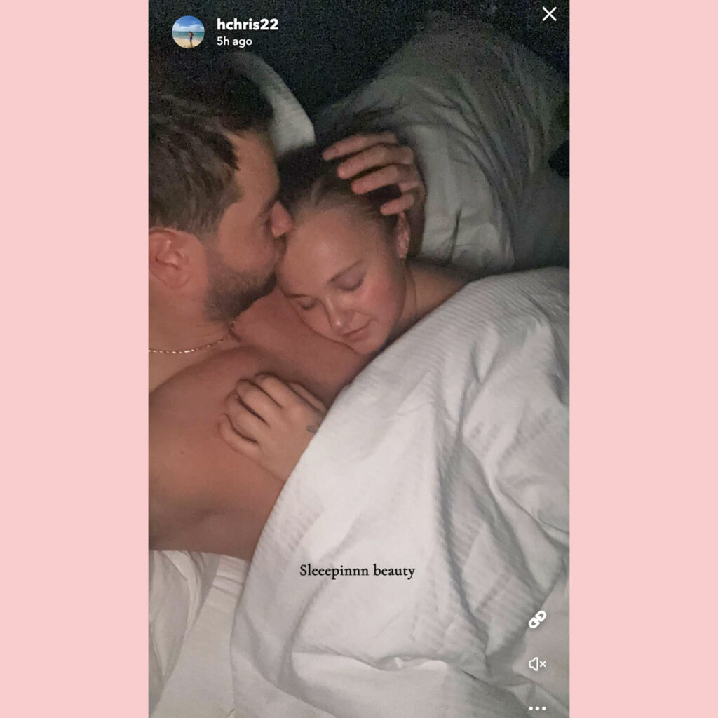 OMG! Chris Hughes Posts Shirtless Selfie Cuddling With JoJo Siwa In Bed! - Perez Hilton