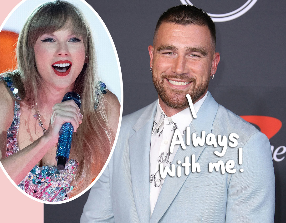 Travis Kelce Caught Carrying Unexpected Nod To Taylor Swift! - Perez Hilton