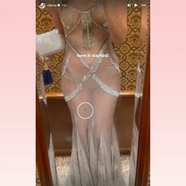 Leonardo DiCaprio’s GF Vittoria Ceretti Suffers WILD Wardrobe Malfunction At Jeff Bezos & Lauren ...