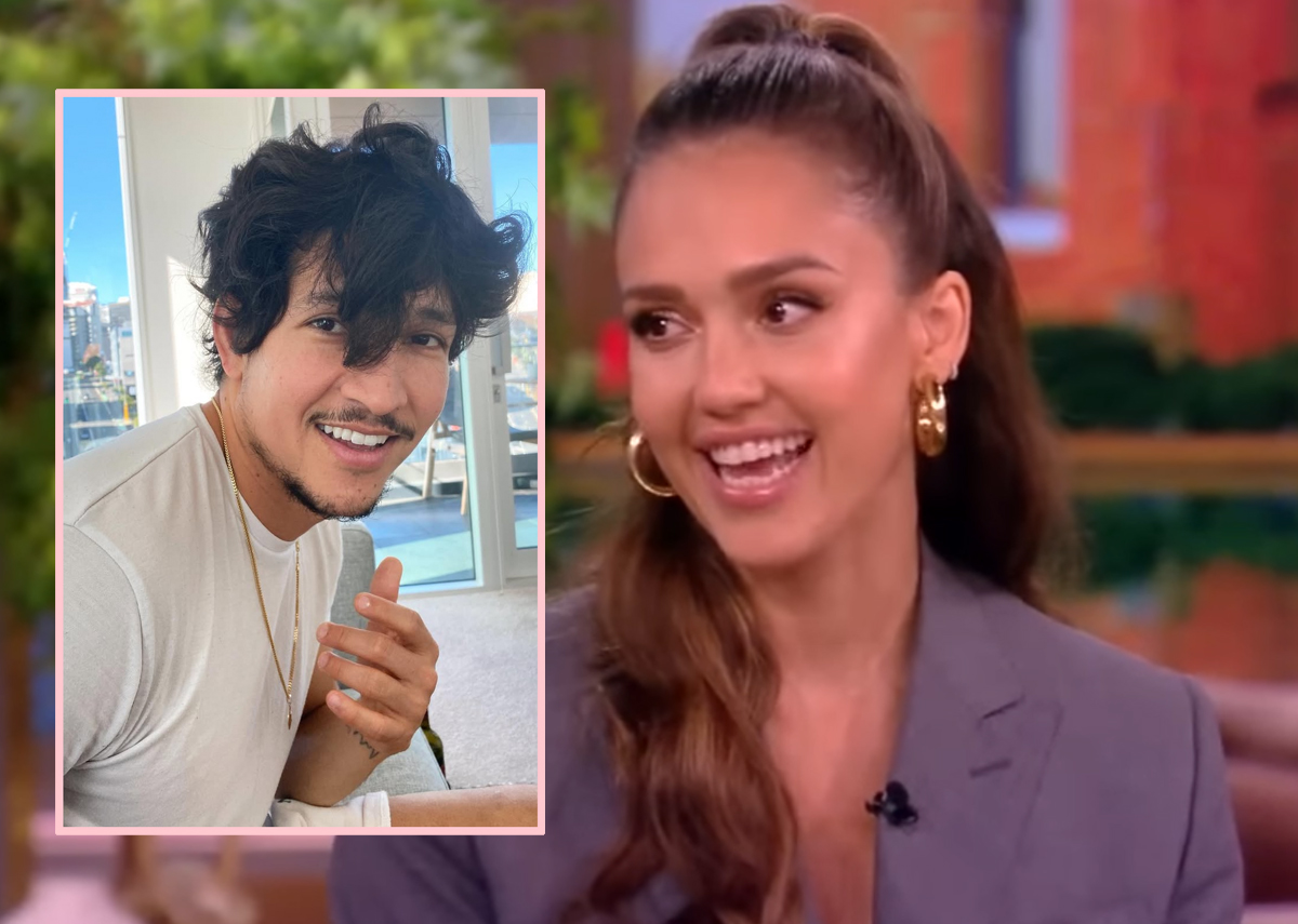 Secret's Out! Jessica Alba Makes Out With Young Hunk Danny Ramirez In ...