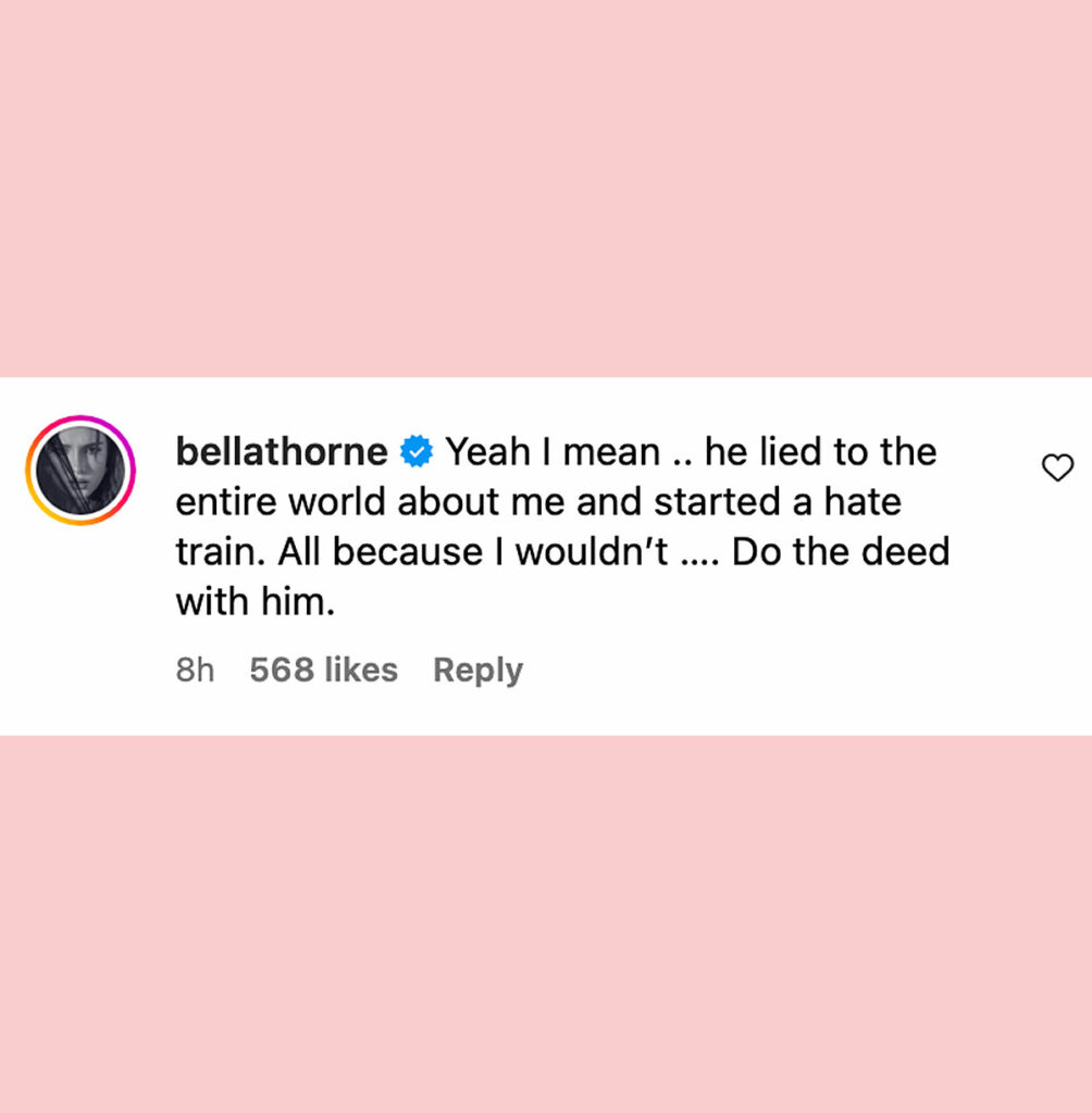 Bella Thorne Drops Charlie Puth Bombshell! Claims Singer Spread Lies ...