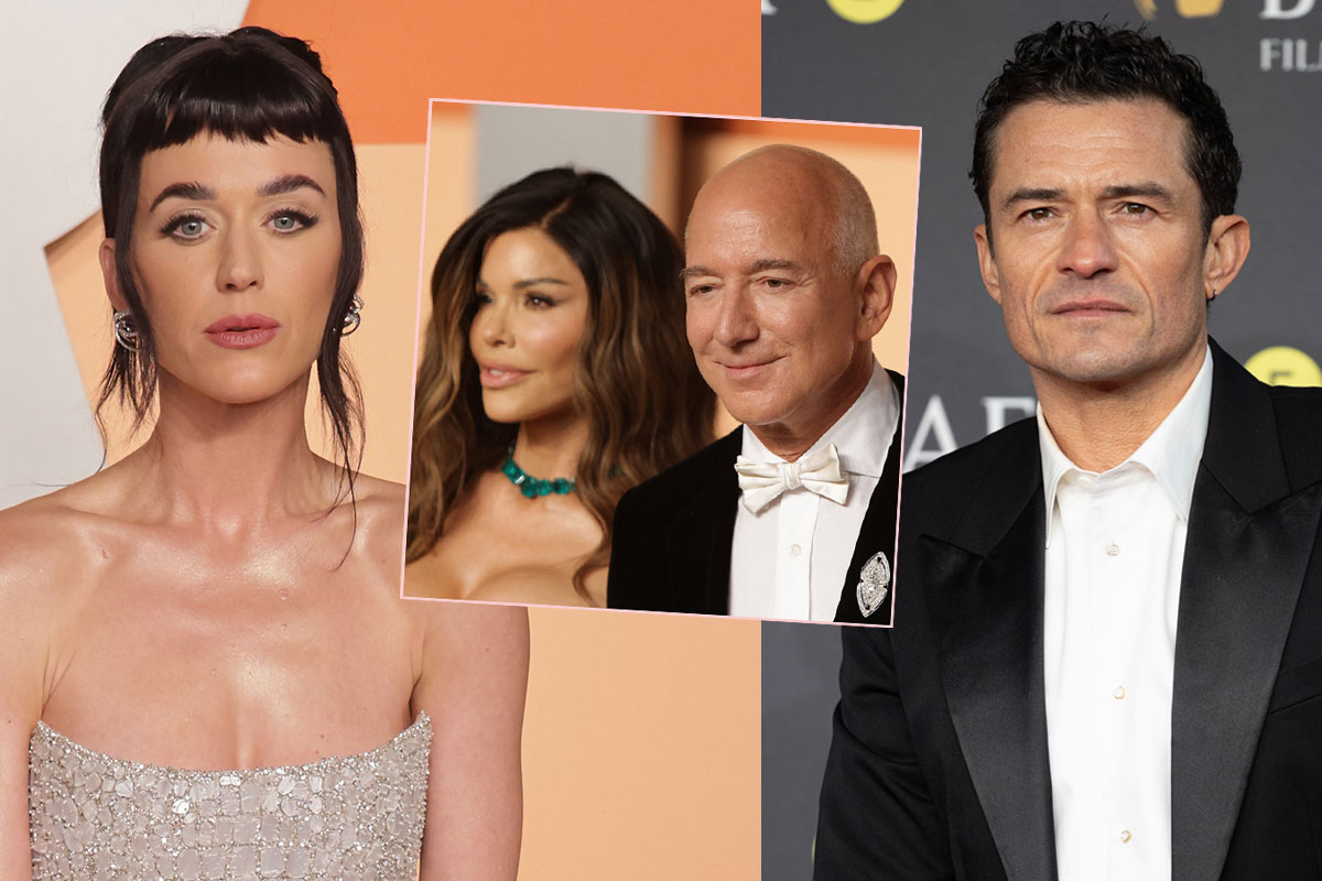 Katy Perry & Orlando Bloom Together Again... For Jeff Bezos & Lauren Sanchez's Honeymoon ...