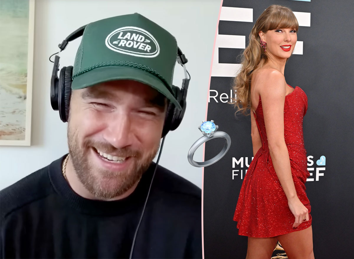 Did Travis Kelce Accidentally Reveal He & Taylor Swift Are ENGAGED?!? Fans Are Looking Closer At ...