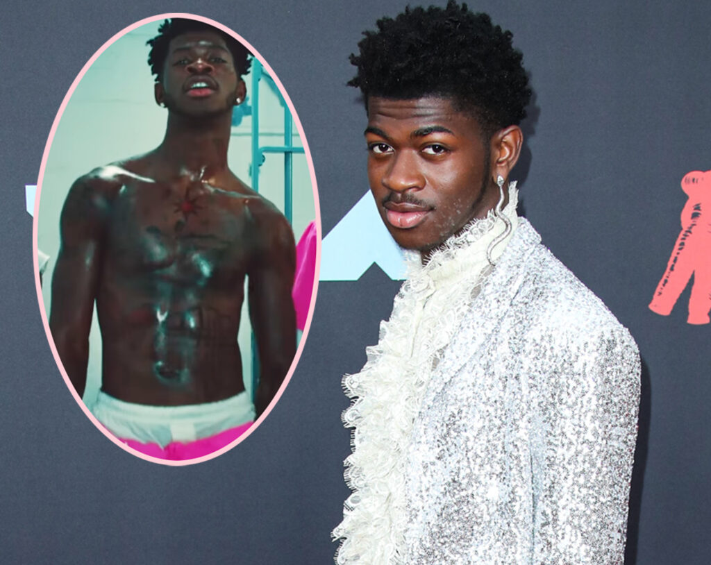 Lil Nas X Ditches Shirt While Wandering LA Hotel Hours Before Arrest ...