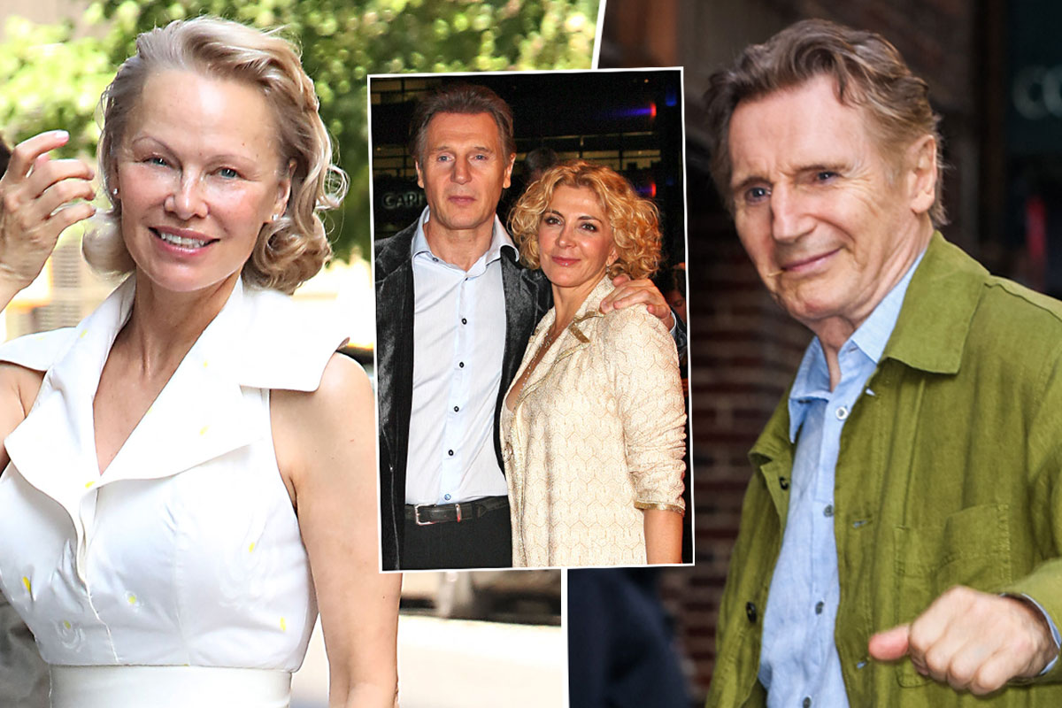 How Pamela Anderson Changed Liam Neeson's Mind About Giving Up On Love ...