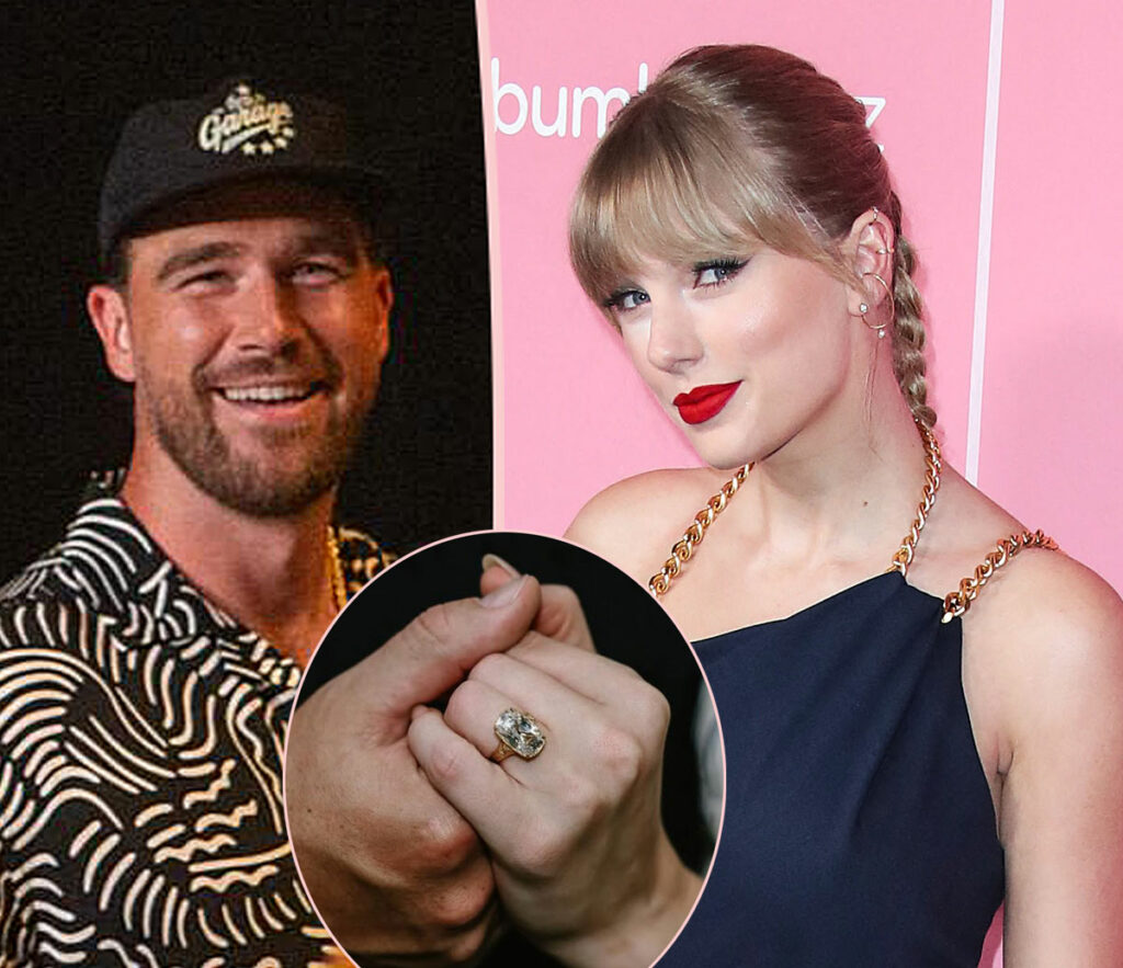 Taylor Swift's Engagement Ring From Travis Kelce Includes A Hidden 13! - Perez Hilton