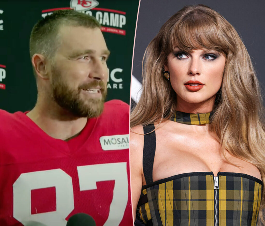 Swifties Think Travis Kelce Presser Is Sending Secret Message To Taylor Swift - Perez Hilton
