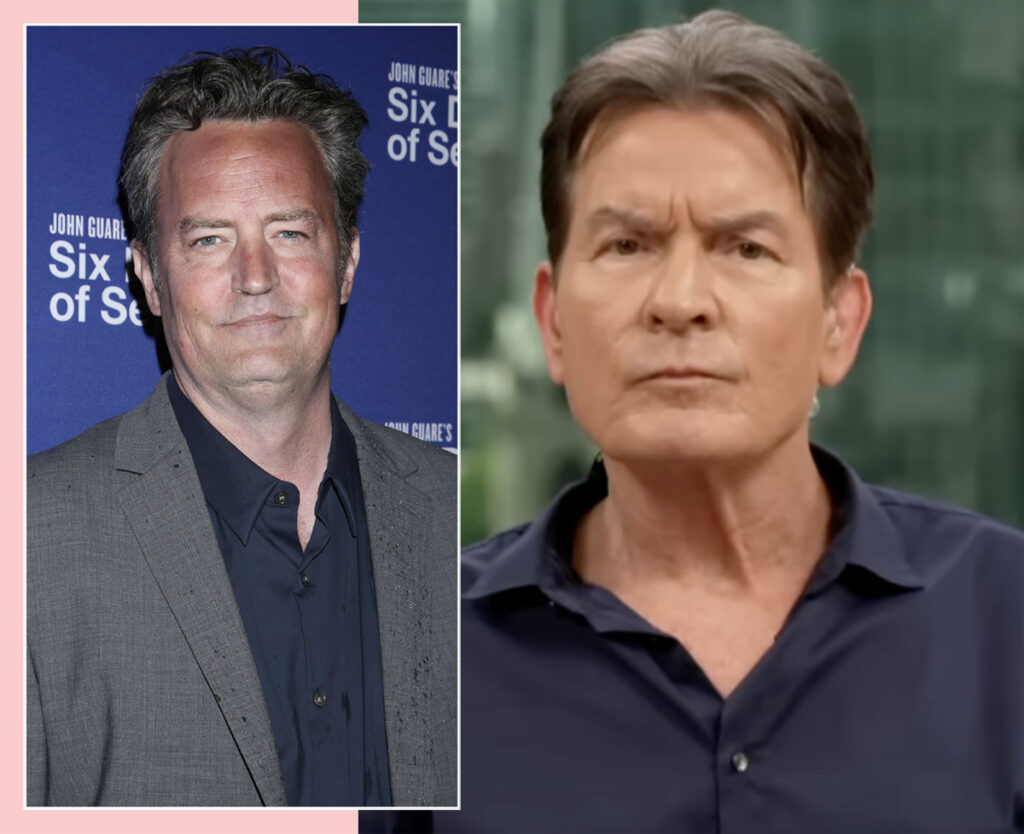 Charlie Sheen 'Could Tell' Matthew Perry 'Wasn’t Sober' - A Whole Year ...