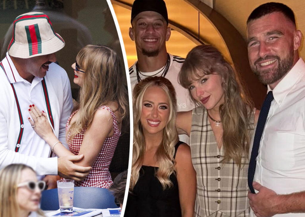 Taylor Swift & Travis Kelce Enjoy Loved-Up Date Night For Patrick ...