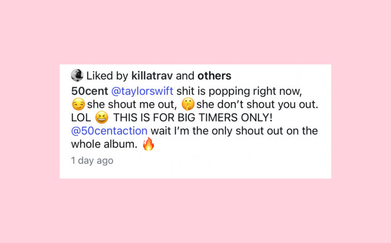 50 Cent Being So Stoked At His Taylor Swift Shoutout Is EVERYTHING! And ...