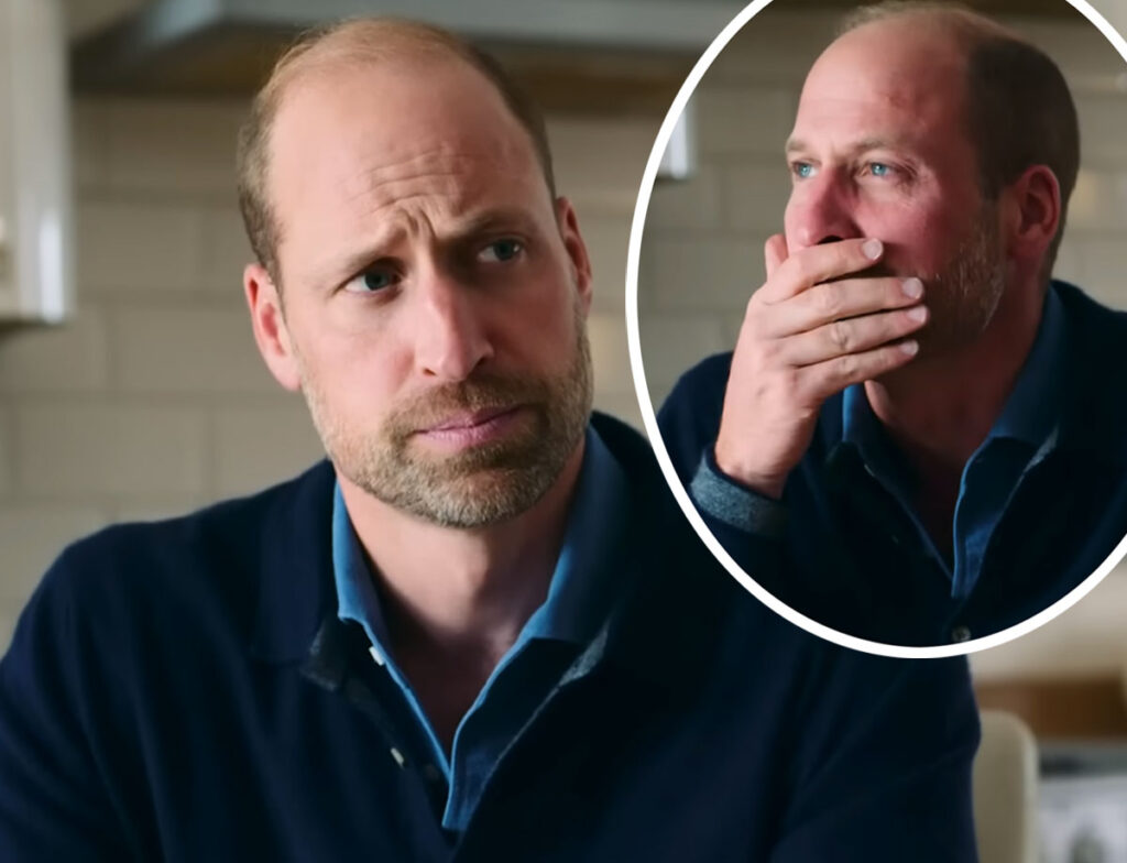 Prince William Wipes Away Tears While Speaking About Suicide - Perez Hilton