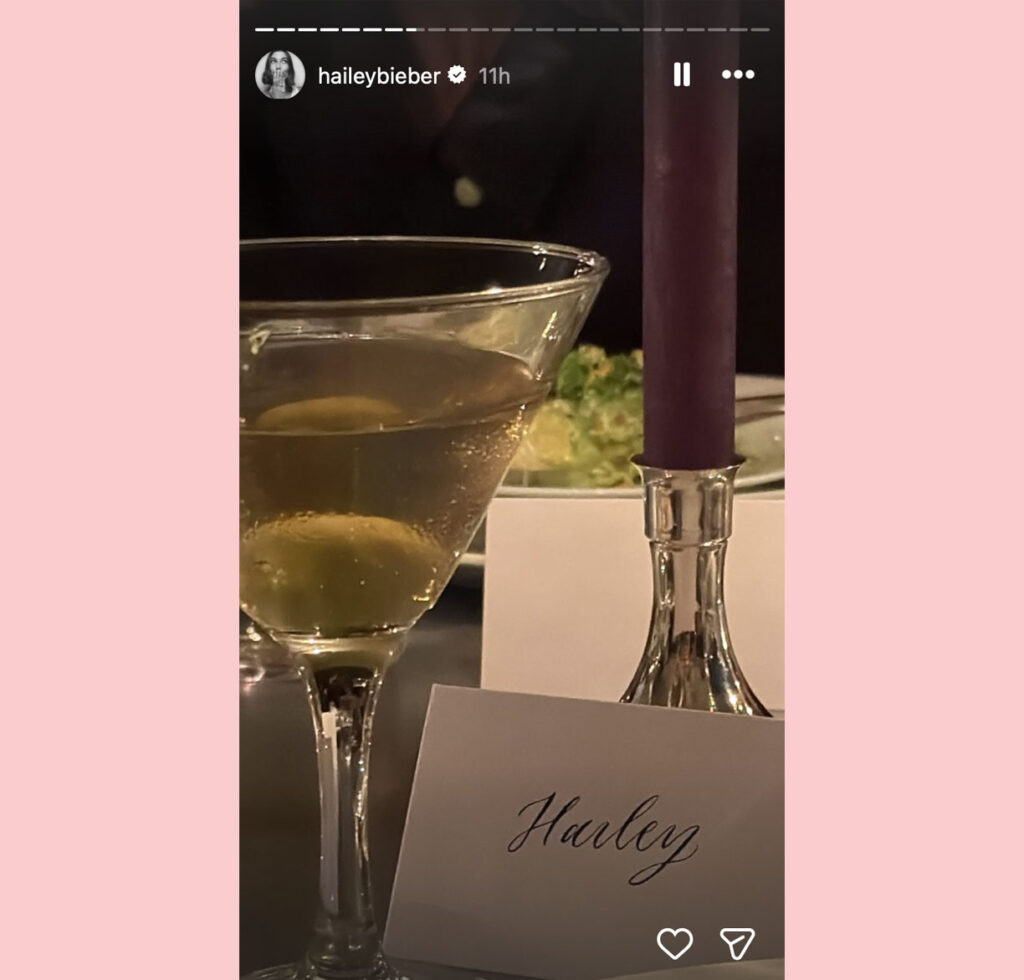 Hailey Bieber Celebrates 29th Birthday Early With Rhode-Themed Dinner ...