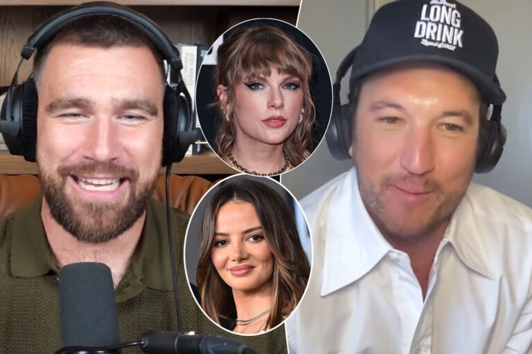 Travis Kelce Shuts Down Rumored Feud With 'Brother' Miles Teller Amid ...