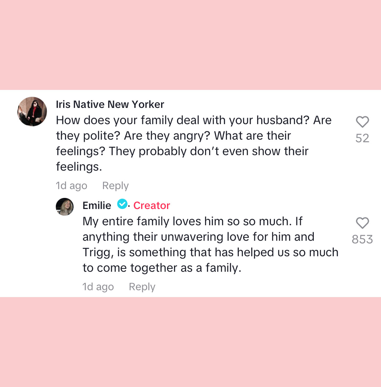 Emilie Kiser Reveals How Her Family Feels About Husband Brady After Son ...