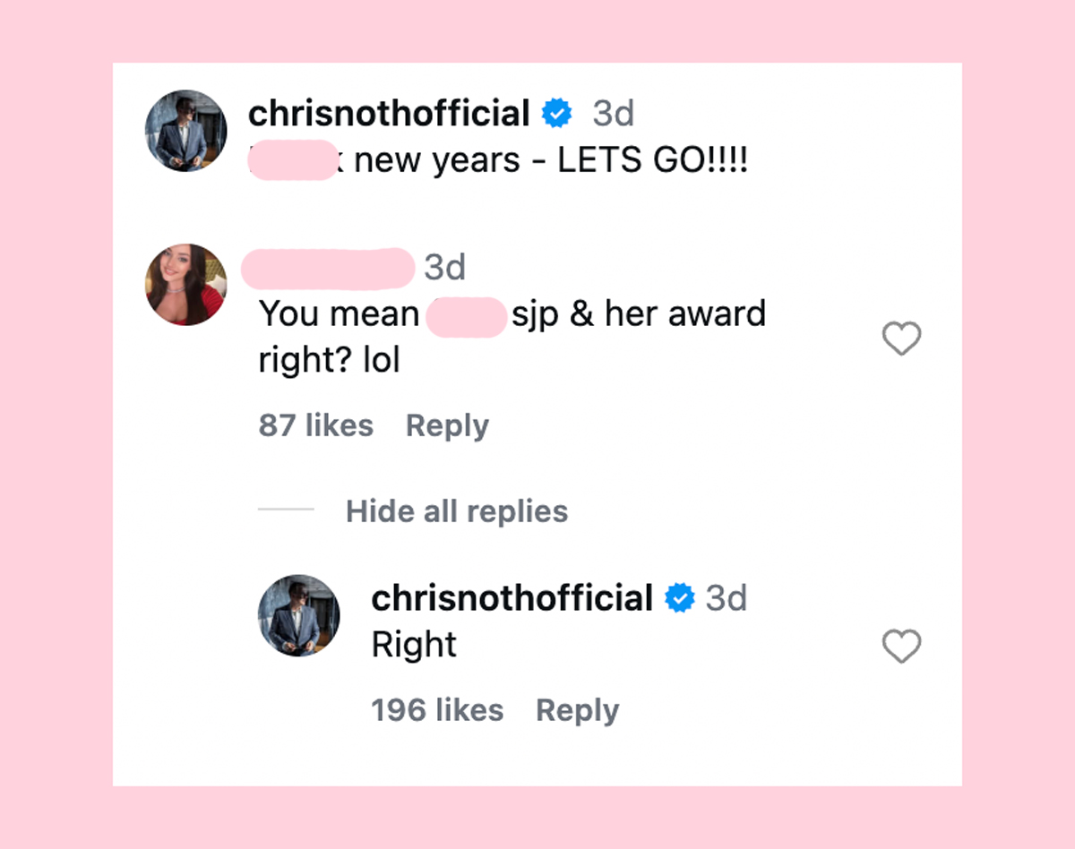 SATC Feud Continues! Chris Noth Throws MAJOR Shade At Sarah Jessica ...