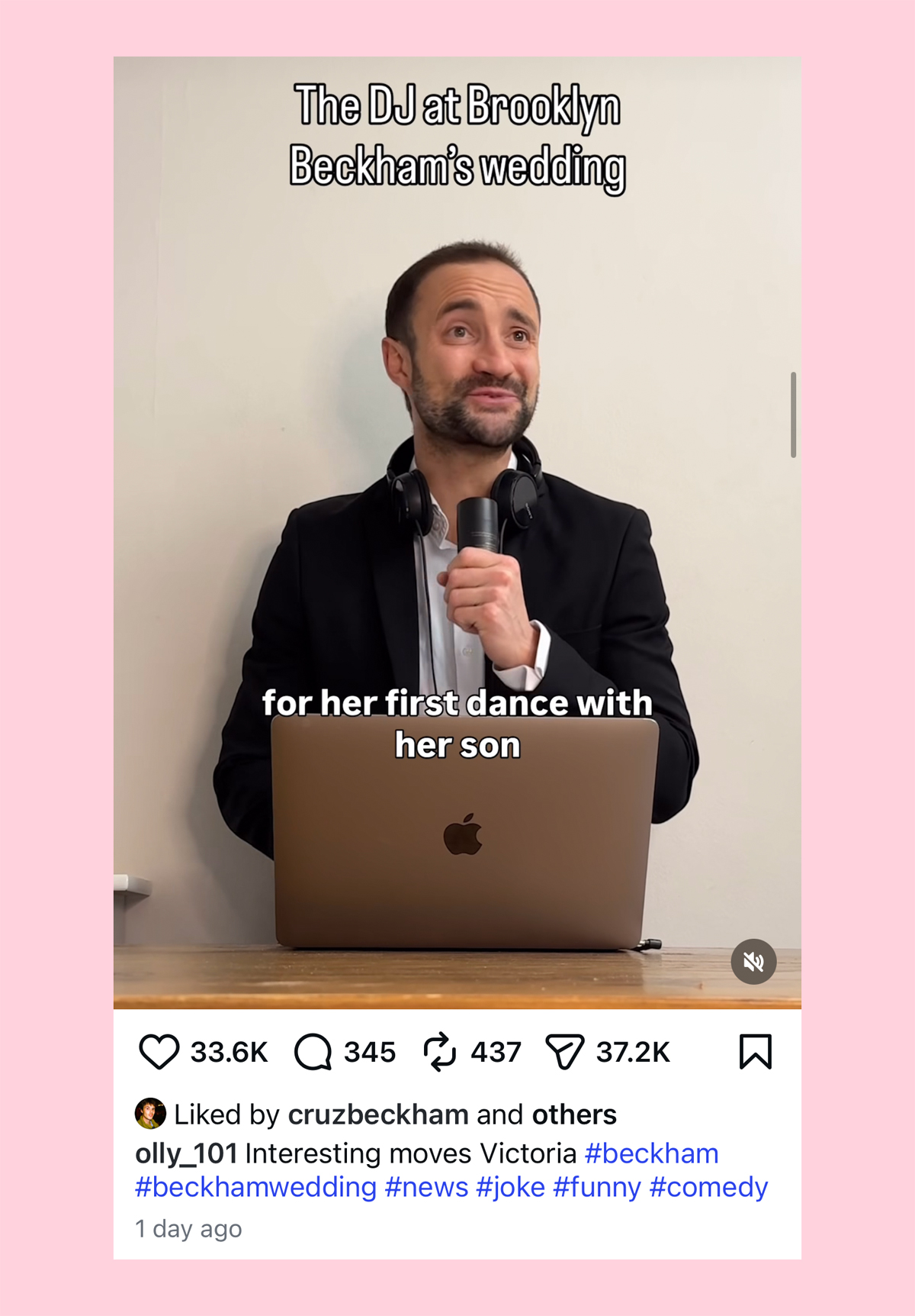 Cruz Beckham Pokes Fun At Claim Mom Victoria Danced 'Inappropriately ...