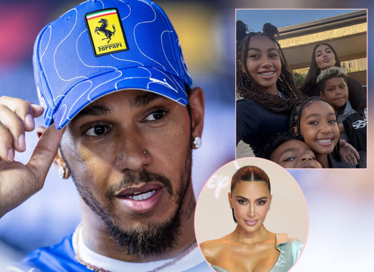 Kim Kardashian & Lewis Hamilton Spotted Spending Time With Her Kids And ...